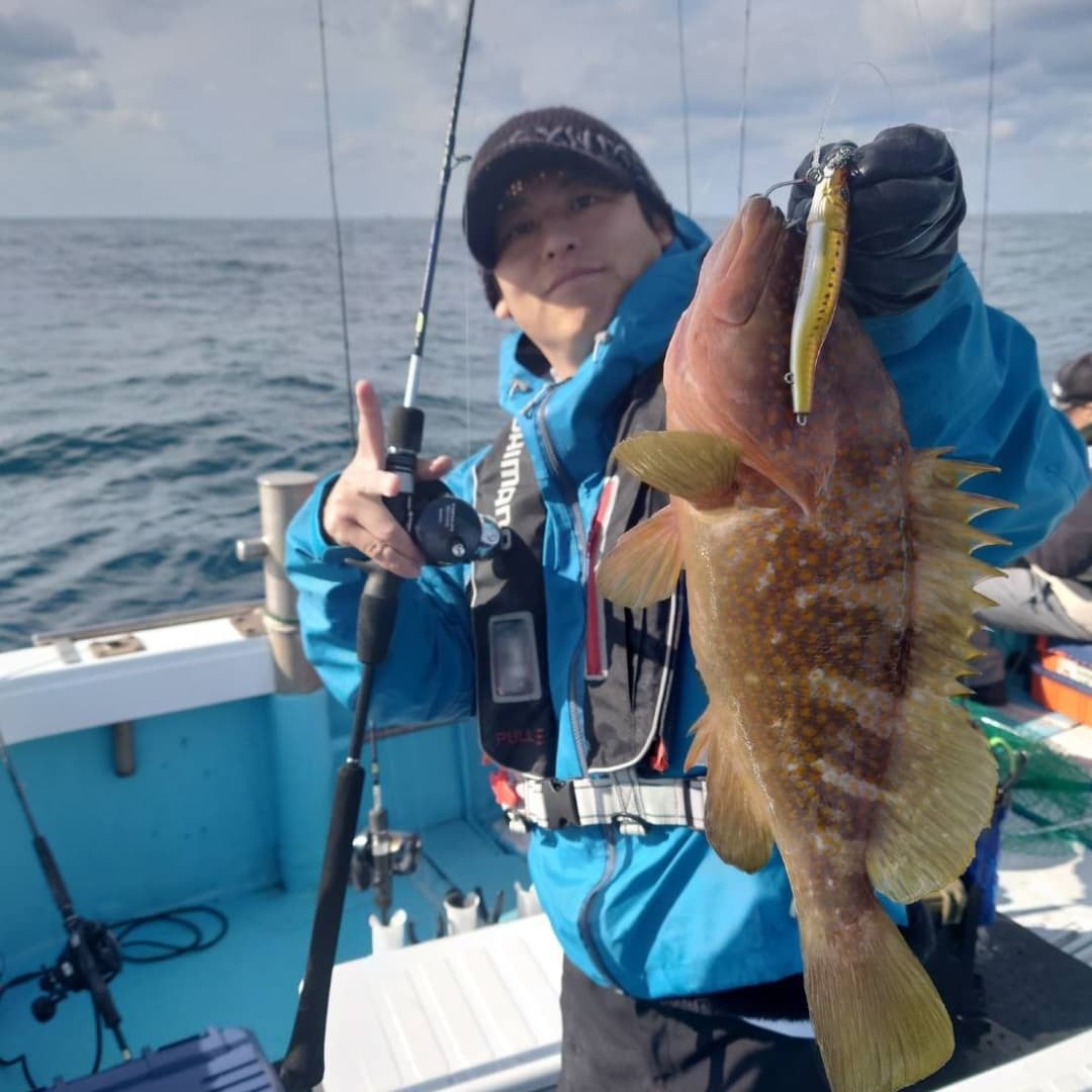 ヒラマサの釣果｜2024年12月8日｜わかしお丸POLARIS（福岡県/鐘崎漁港）｜キャスティング釣り船予約