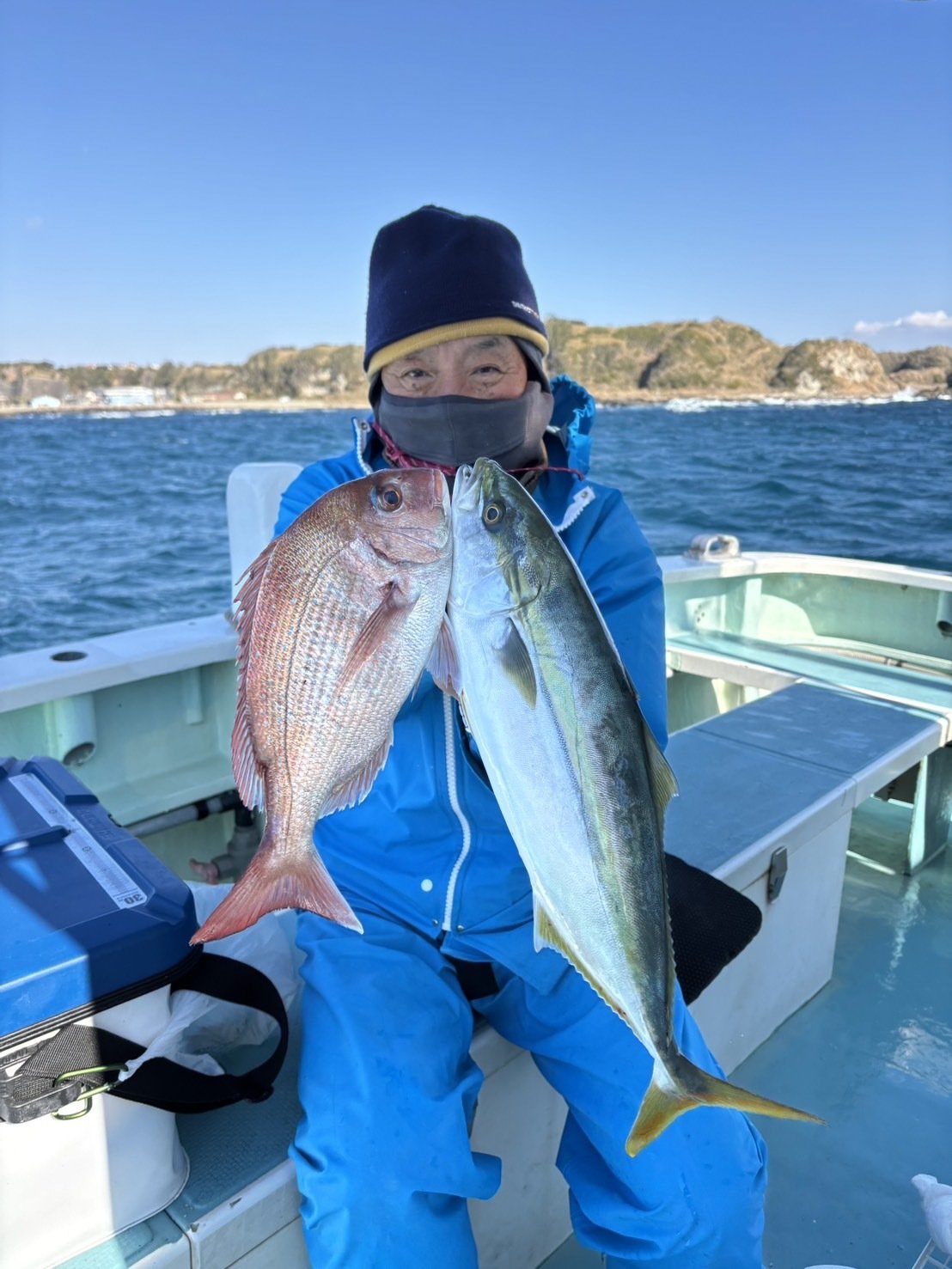 マダイの釣果｜2026年1月24日｜伝五郎丸（神奈川県/松輪江奈漁港）｜キャスティング釣り船予約